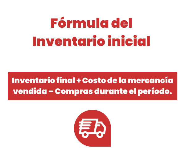 ¿Cómo sacar el Inventario Inicial?